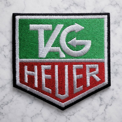 TAG HEUER WATCHES EMBROIDERED IRON ON PATCH 3.5"X3.5" FREE SHIPPING ...