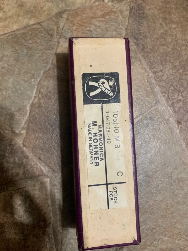 Auto Valve Harp M. HOHNER'S Germany Key of G Harmonica with Box - Rare ...