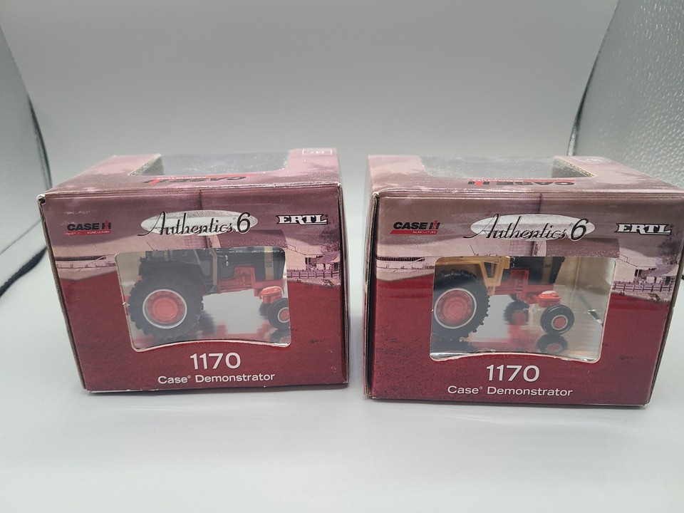 1/64 Ertl Case 1070 Black Knight & Gold Demo Authentics NIB FARM TOY | eBay