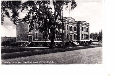 Milltown, New Brunswick, Canada Milltown School 1920s | eBay