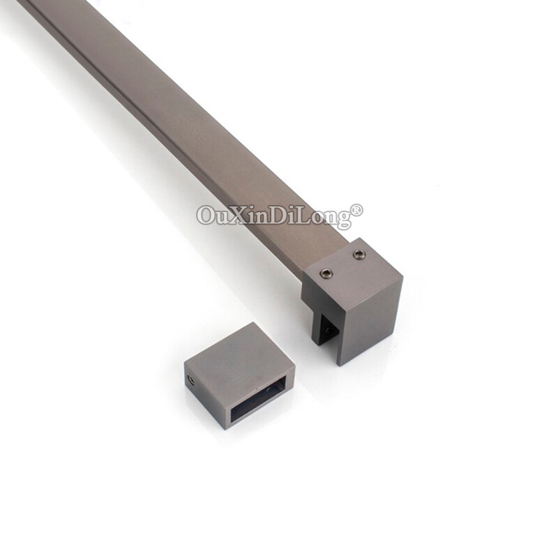 Stainless Steel Shower Glass Door Support Bar 8~12mm Glass Reinforced ...