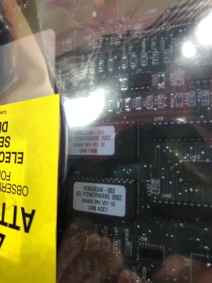 Eaton Powerware Inverter Control Circuit Board, 101073072-001 Rev-NO1 ...