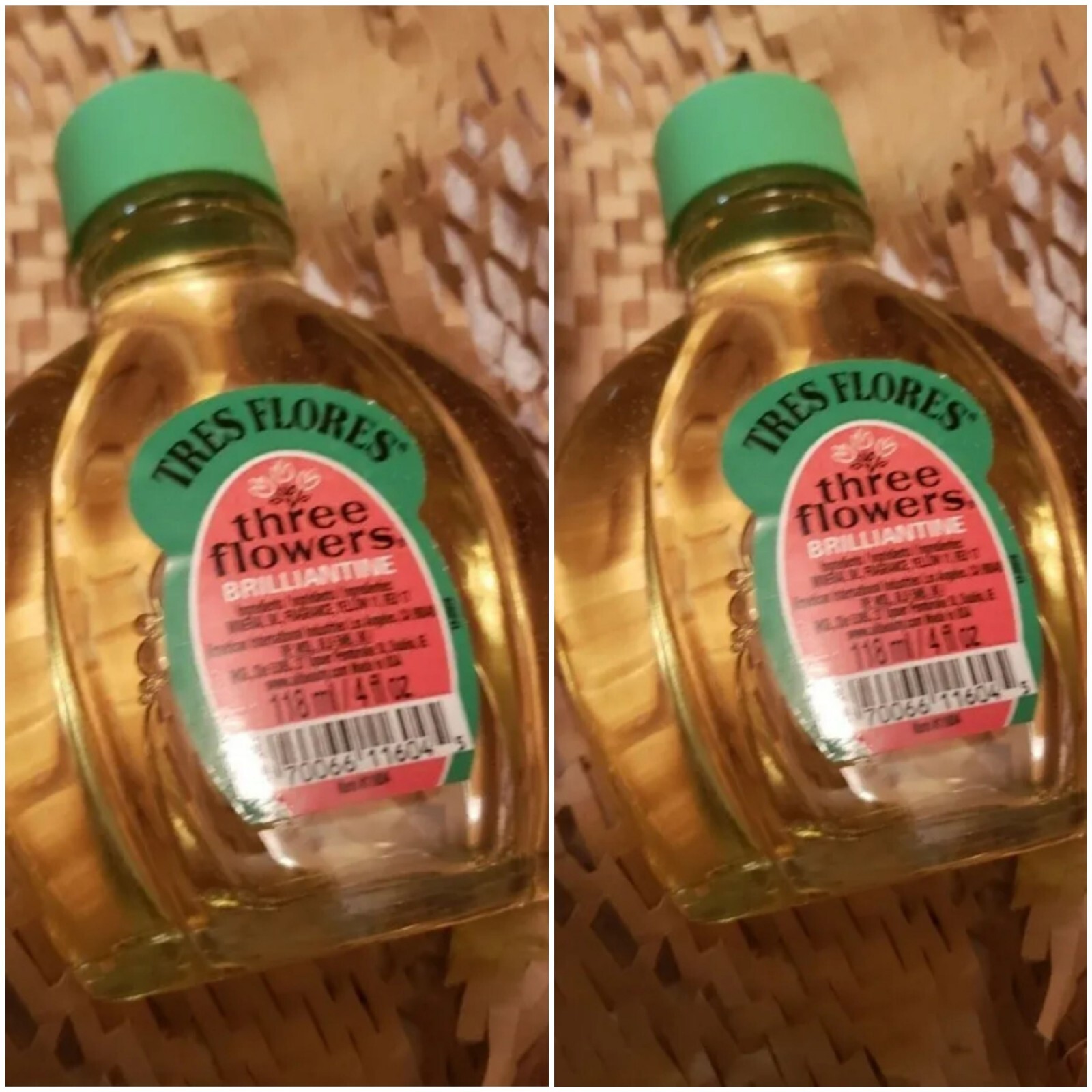 Pack of 2 - Tres Flores Three Flowers Brilliantine Liquid 4oz / 118ml ...