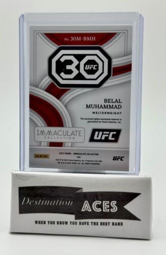 2023 Panini Immaculate UFC Belal Muhammad 30 Years Patch /30 SSP | eBay