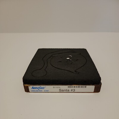 ACCUCUT Santa #3 Wooden Die Cuts Ellison Scrapbooking Dies paper S1101L ...