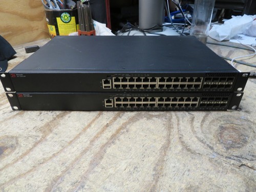 LOT OF 2 Brocade ICX 7250-24P 2x10G Enterprise 24-Port Network Switch ...