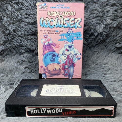 Wow-Wow Wowser VHS Tape 1989 Just For Kids Home Video Animated Cartoon ...