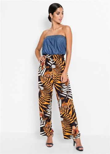 NEU - BODYFLIRT - GR. 44 - Overall / Jumpsuit Bandeau + Träger - blau ...