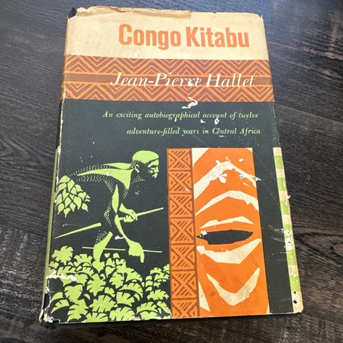 Vtg CONGO KITABU Jean-Pierre Hallet 1966 1st Ed. 4th Print HC Signed ...