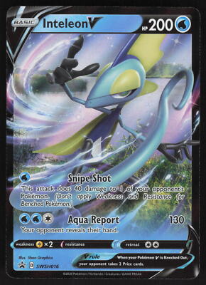 Inteleon V NM SWSH016 SWSH: Sword & Shield Promo Cards Pokemon Card | eBay