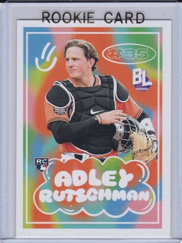 ADLEY RUTSCHMAN ROOKIE CARD 2023 Topps Big League Baseball BALTIMORE ...