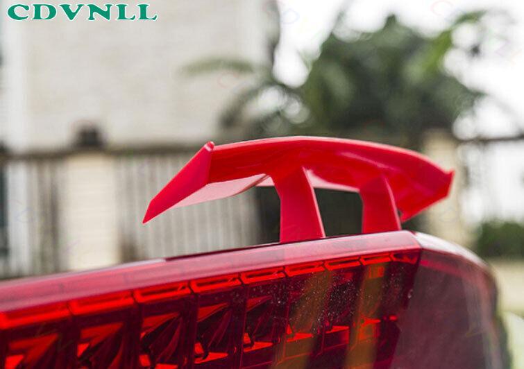 For Volvo XC60 2018-2024 Bright Red Rear Trunk Spoiler Wing Flap Strip ...