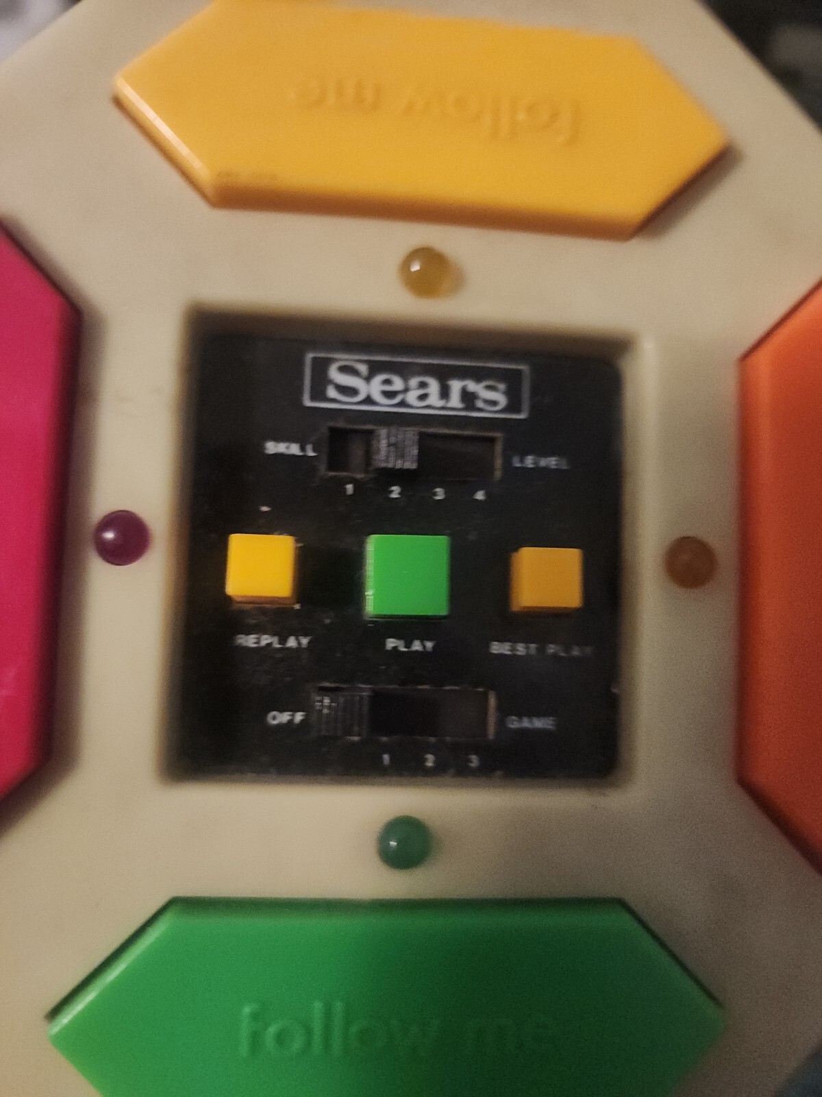 Vintage "Follow Me" Electronic Memory Game From Sears 1970s parts ...