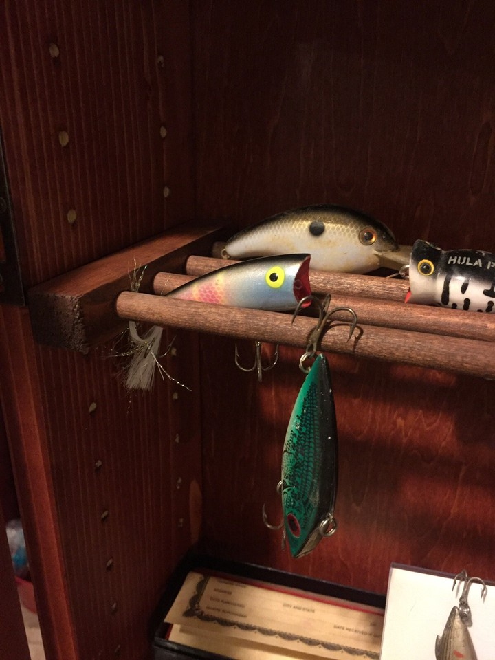 Vintage Fishing Lure/reel Display Case!!! | eBay