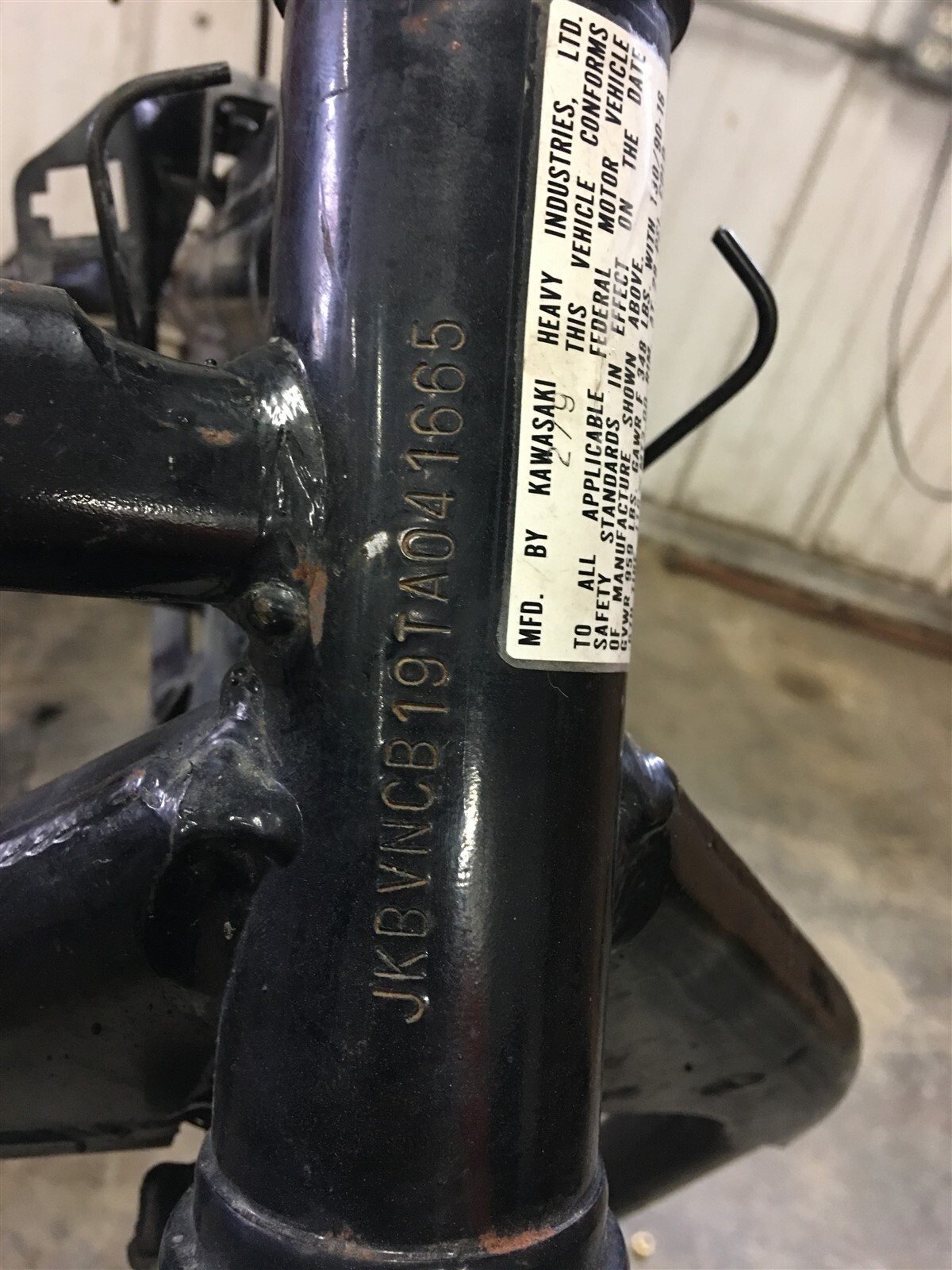 96 Kawasaki VN800 VN 800 Vulcan Drifter frame chassis | eBay