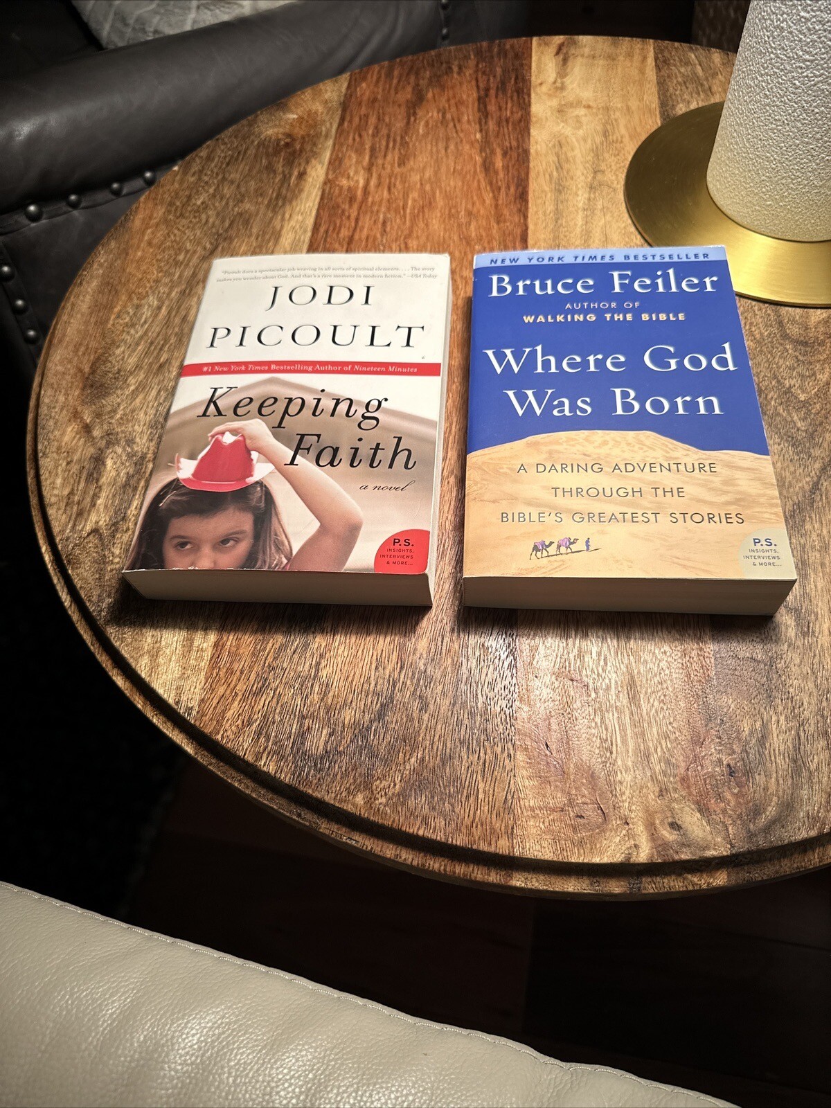 Jodi Picoult And Bruce Feiler Lot of 2 Books Keeping Faith & The Pact ...