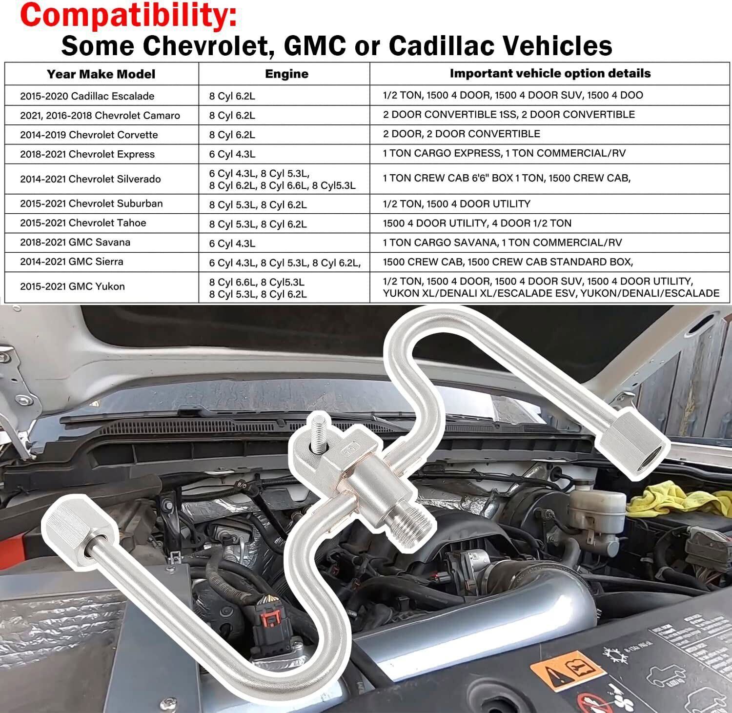 Fuel Injection Fuel Rail Crossover Tube for GMC Chevrolet 12618336 ...