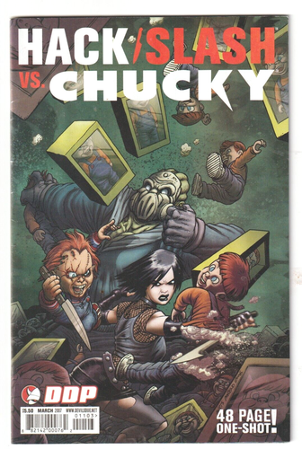 HACK / SLASH VS CHUCKY #1 MORENO VARIANT - DEVILS DUE PUBLISHING 2007 ...