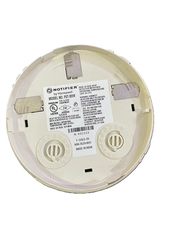 NOTIFIER FST-851 HEAT DETECTOR PACK OF 5 | eBay