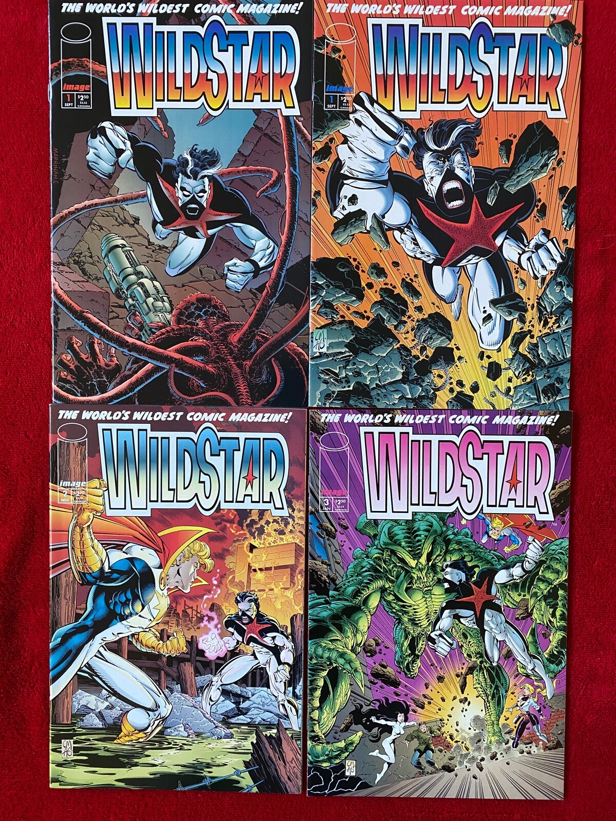 WILDSTAR 1A 1B 2 3 - 1995 JERRY ORDWAY - IMAGE COMICS | eBay