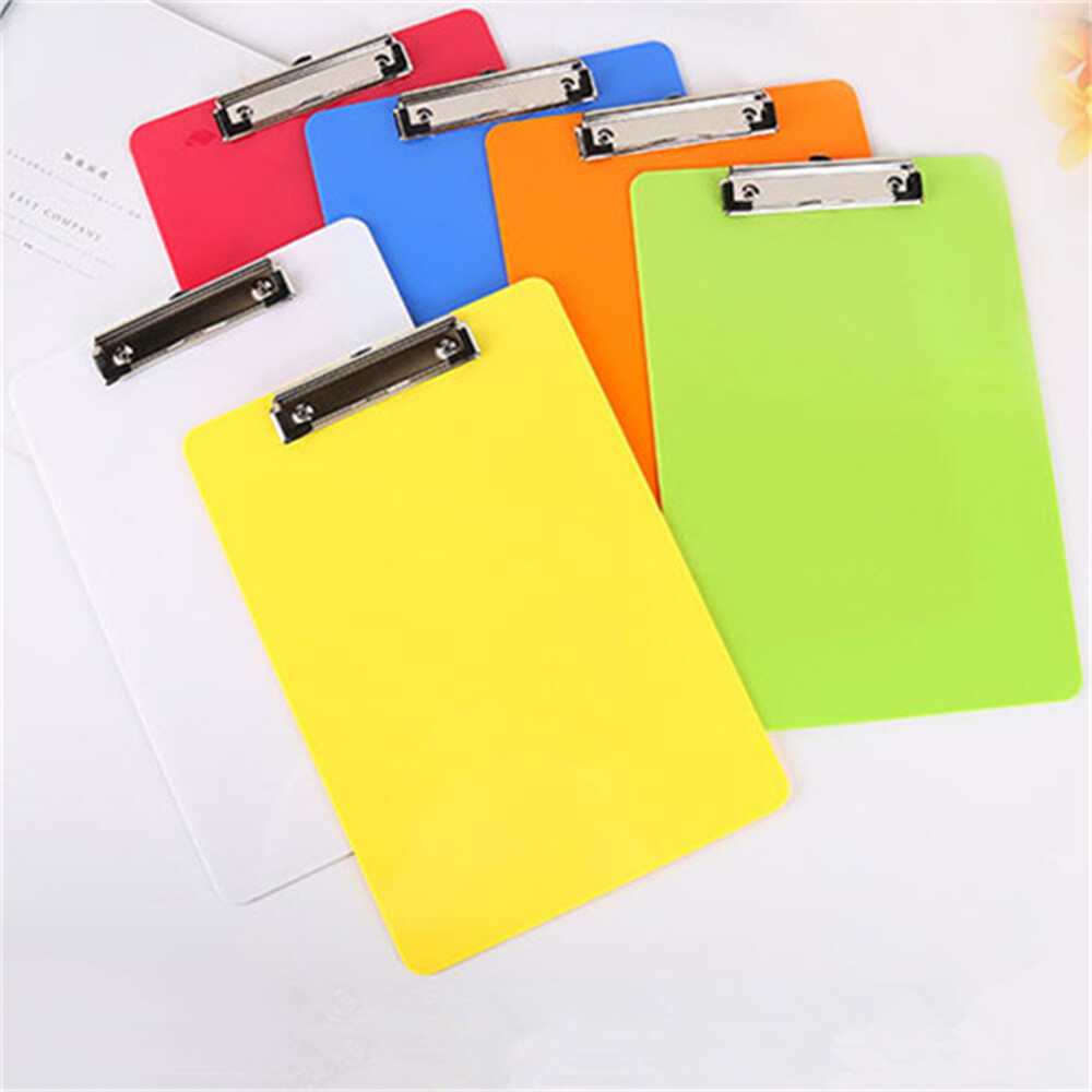 Low Profile Filing BAZIC PVC Clipboard A4 Size Folder W/ Low Profile
