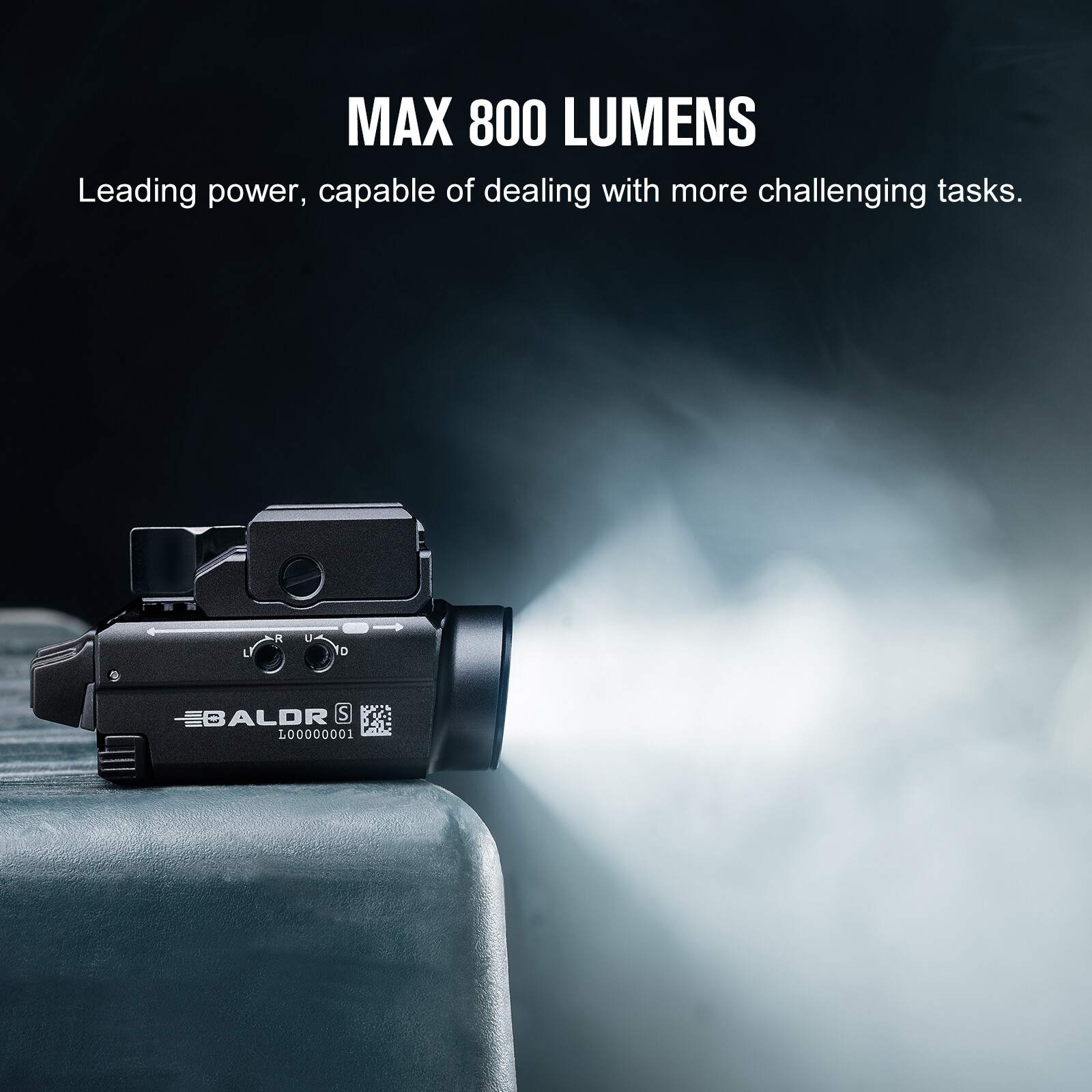 OLIGHT Baldr S Green Laser Pistol Light Tactical for Glock Rail Mount ...