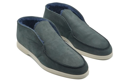 NWT ENRICO MANDELLI Leather Open Walk FUR Shoes Eu 45 Uk 11 Us 12 MAN31 ...