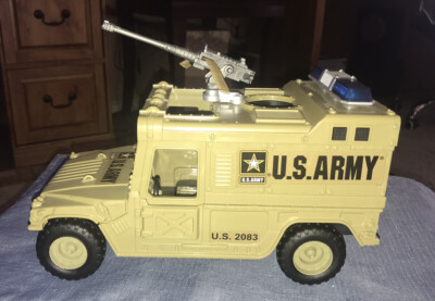 U.S. Army Chap Mei Toy Humvee Hummer Jeep Military Police Truck w ...