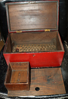 OB-13 Antique Custom Made Reloading Box | eBay