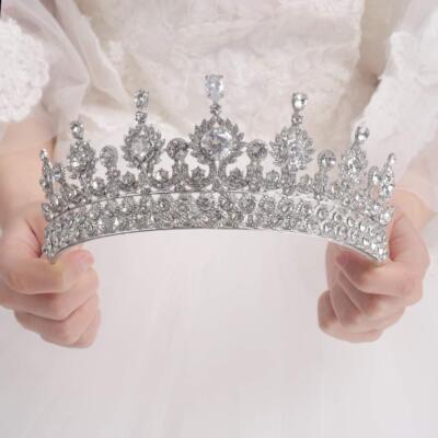 Silver Rhinestones Dainty Headband Crowns for Women Crowns and Tiaras ...