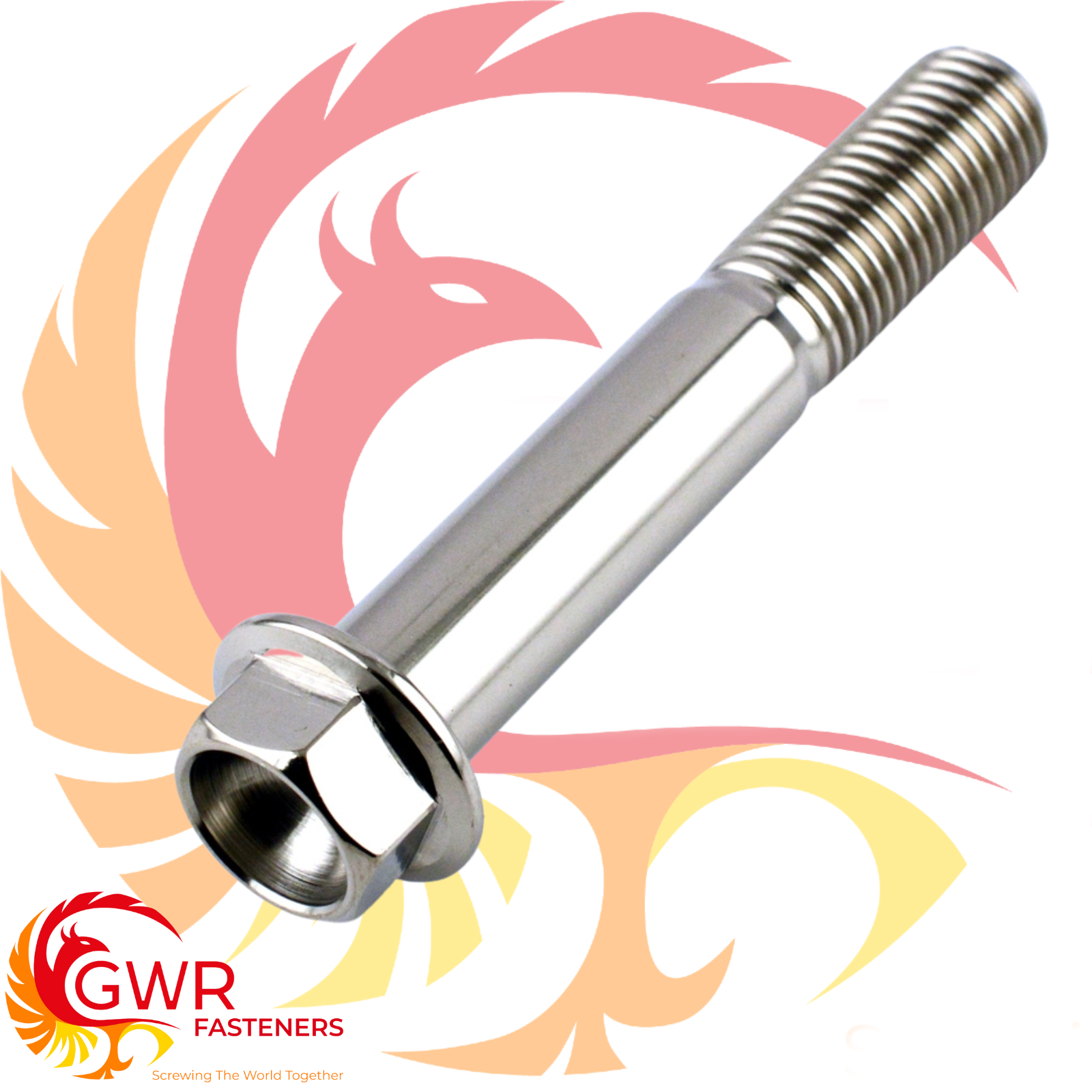 Stainless Steel Flanged Hex Head Bolt M10 x 1.25mm x 40mm UK MADE ...