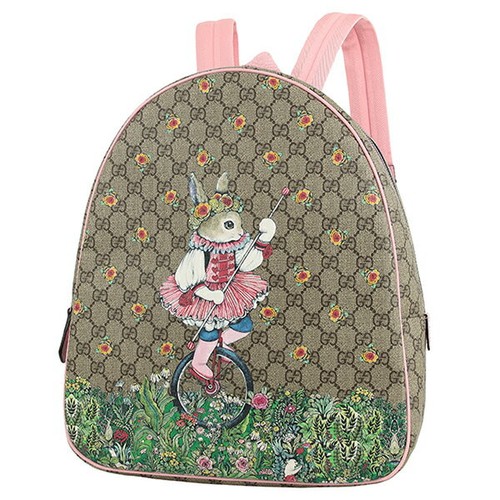 Gucci Backpack Yuko Higuchi Collaboration Rabbit Unicycle Floral ...