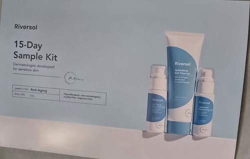Riversol 15-Day Sample Kit Anti-Aging Normal To Dry 9 Packets Set ••NEW ...