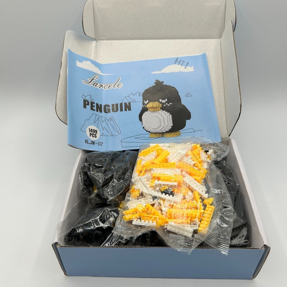 Micro Building Blocks Larcele Penguin Animal, Mini 3D Toy Bricks1799 ...