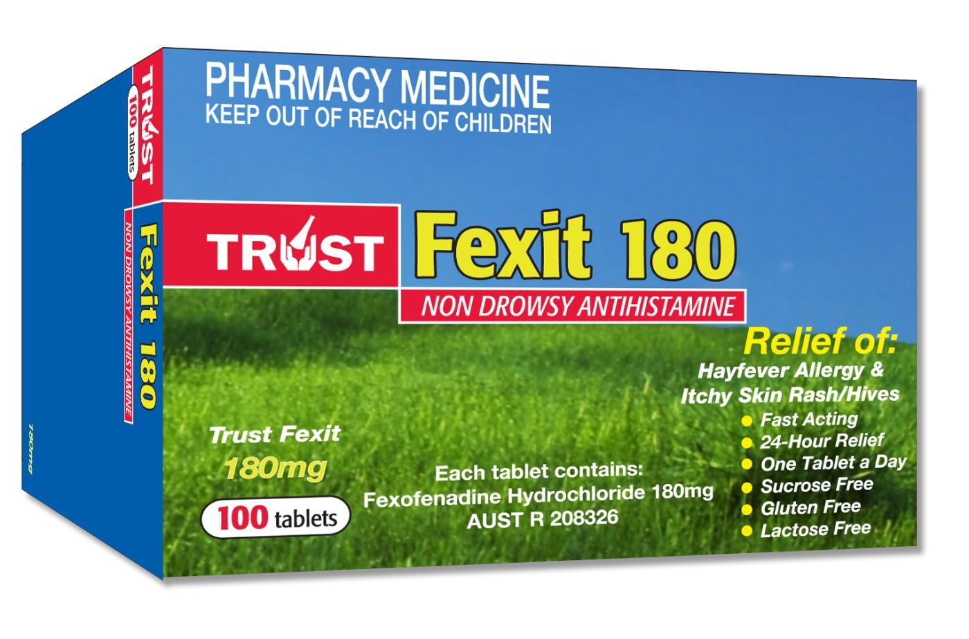 Trust Fexit Tablets (180mg) - 100 Count for sale online | eBay