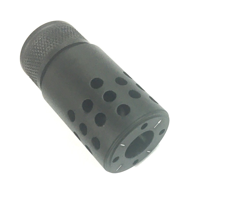 .308/ .300 blackout 5/8x24 thread mini slip over muzzle brake anodized ...