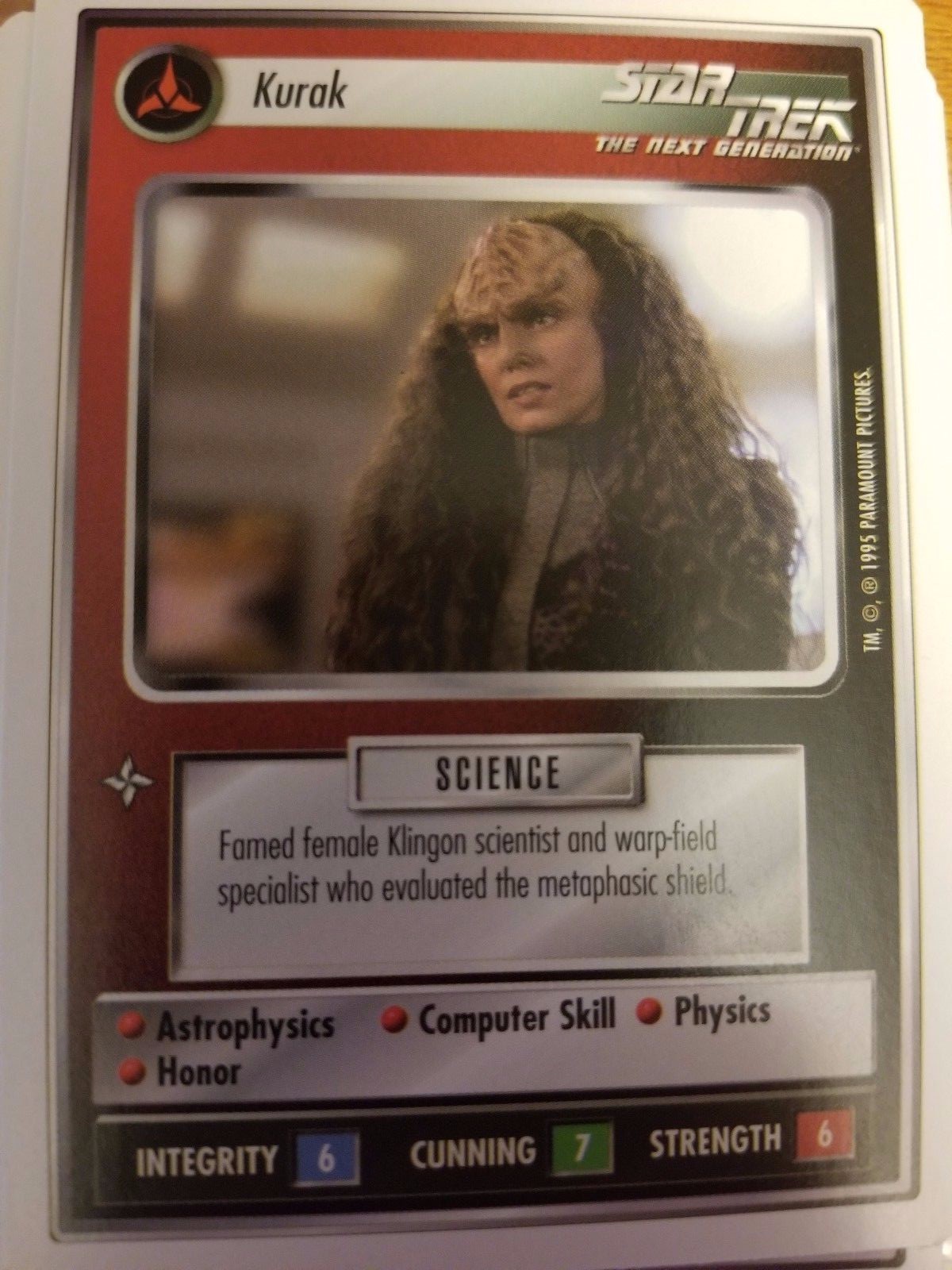 Star Trek CCG 1E Premiere WB Unlimited Kurak NrMint-Mint | eBay