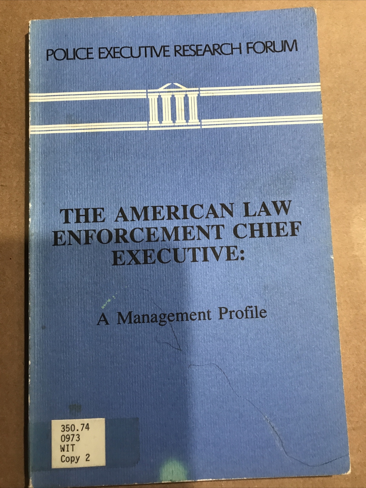 Police Executive Research Forum Police Chief Executive Professional ...