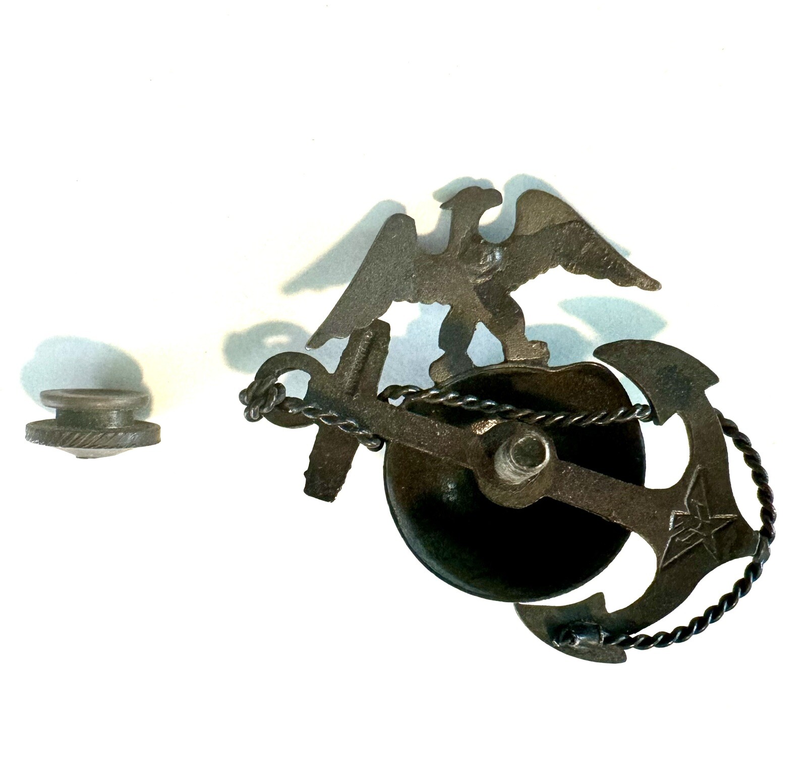 P1937 WW2 USMC officer Service Cover EGA Marine Corps HH Imperial ...