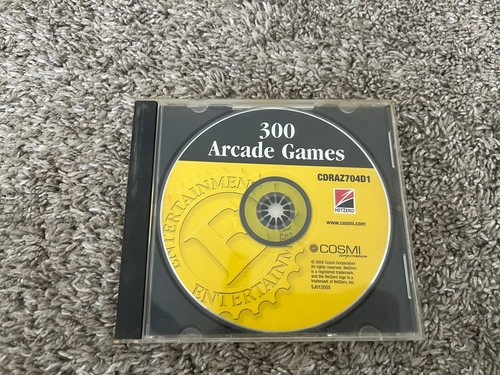 Cosmi - 300 Arcade Games (PC, 2004) Disk Vintage | eBay