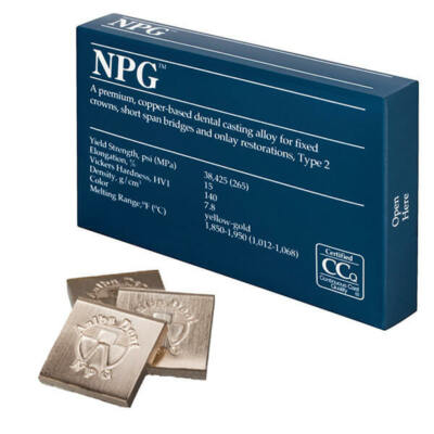 Dental Lab Alloy for crowns and bridges | Yellow gold | NPG™ | 100g ...