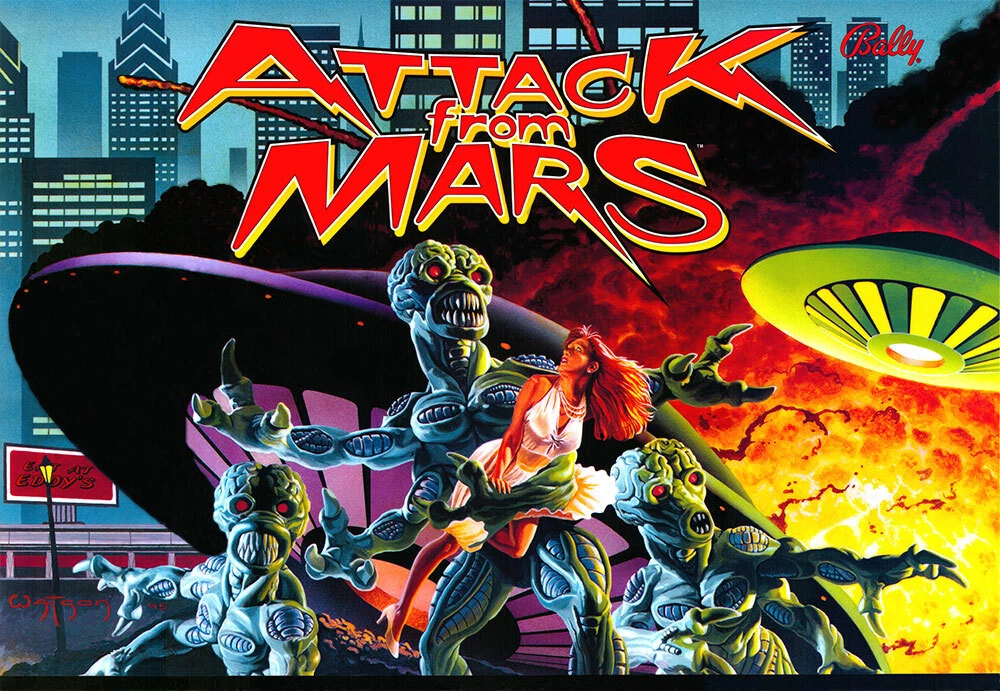 Attack From Mars Pinball Machine