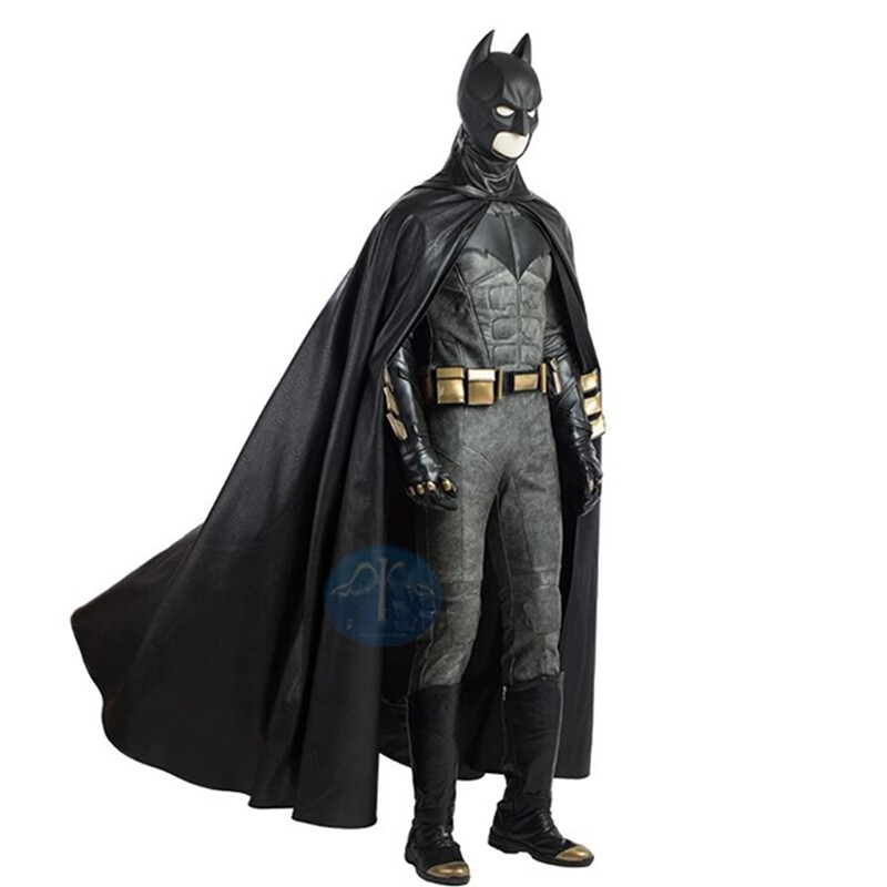 Batman Costume Justice League Bruce Wayne Cosplay Bodysuit Men Outfit ...