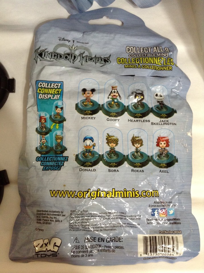 Lot of 9 Kingdom Hearts Minis Domez Disney Square Enix Heartless Roxas ...