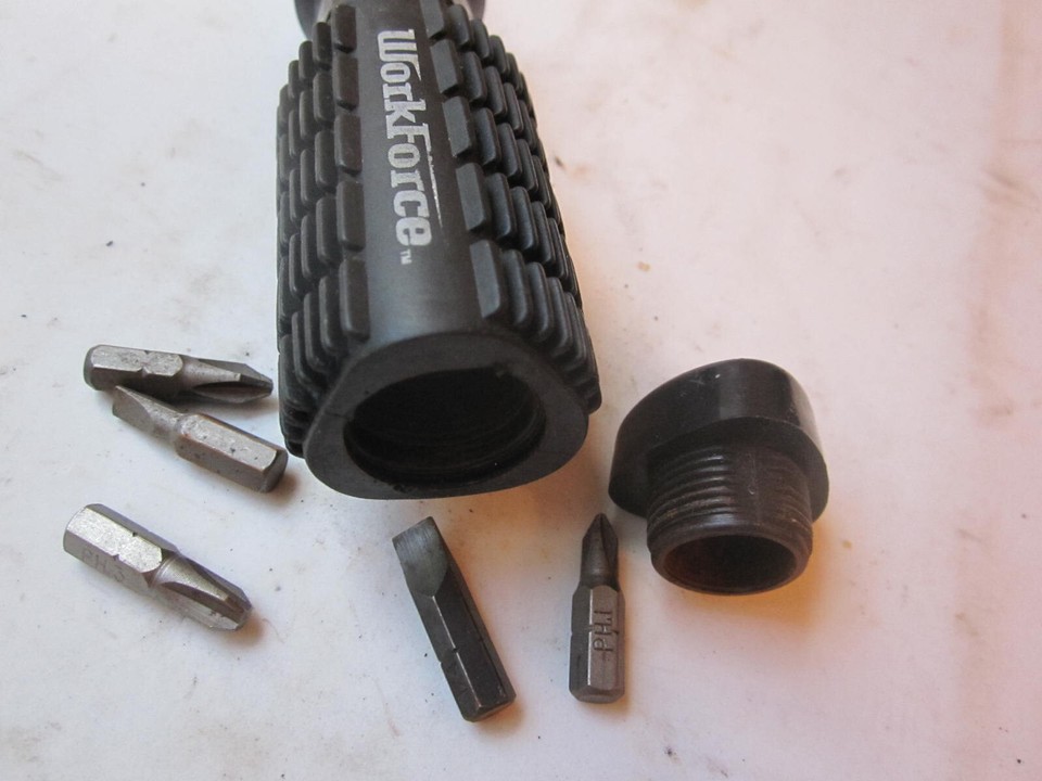 Racheting Screw Driver comes with 6 bits by Workforce | eBay