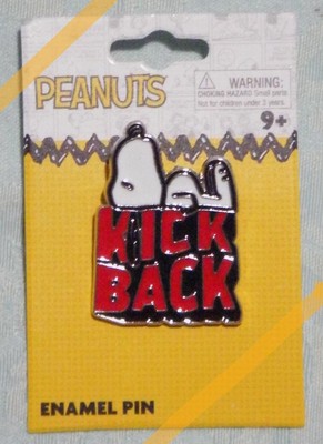 PEANUTS Snoopy Kick Back Enamel Jewelry Lapel Pin (11/5593) | eBay