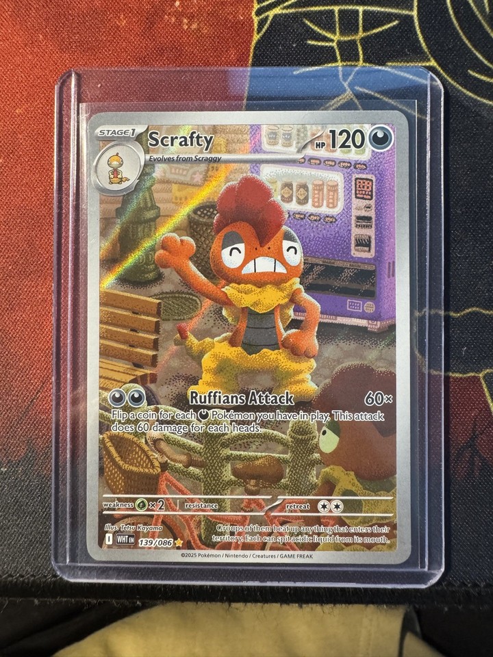 Pokemon Black Bolt & White Flare - IRs - Scrafty, Lillipup, Audino ...