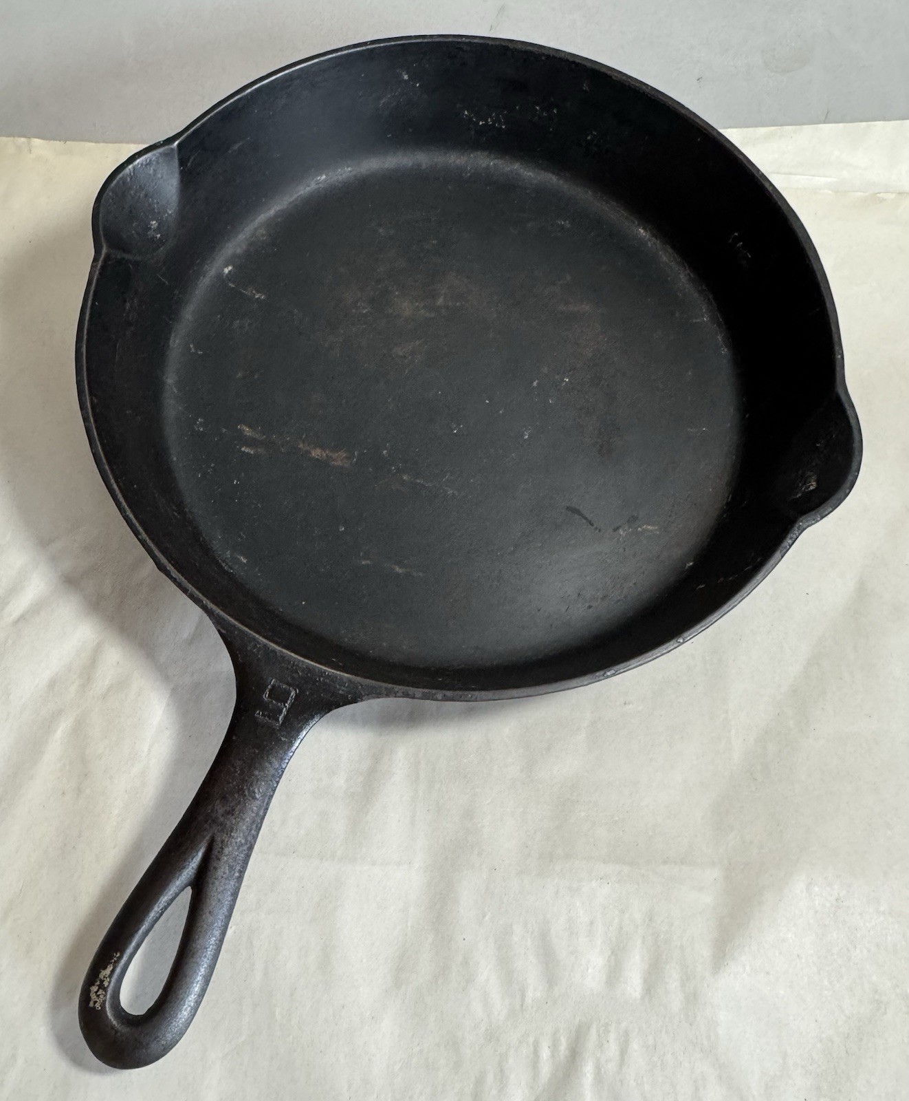Vintage GRISWOLD CAST IRON SKILLET 9 Block Logo No Heat Ring 1930-1939 ...