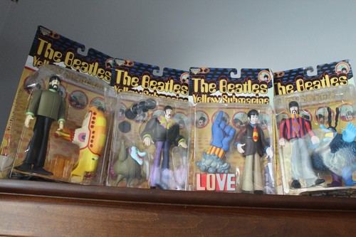 BEATLES MCFARLANE 1999 YELLOW SUBMARINE ACTION FIGURES IN ORIGINAL BOX ...