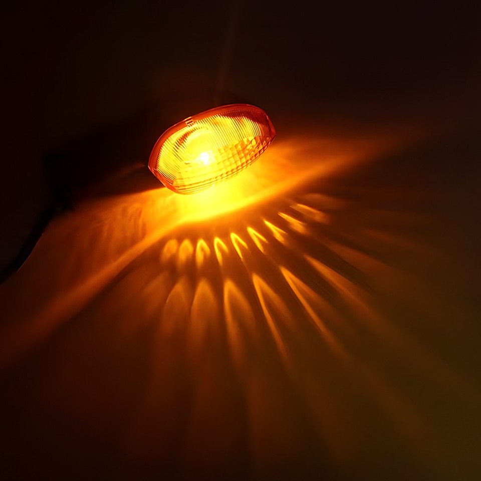 4PCS Smoked Signal Turn Indicator Light Amber For YZF Yamaha R6 R6S ...